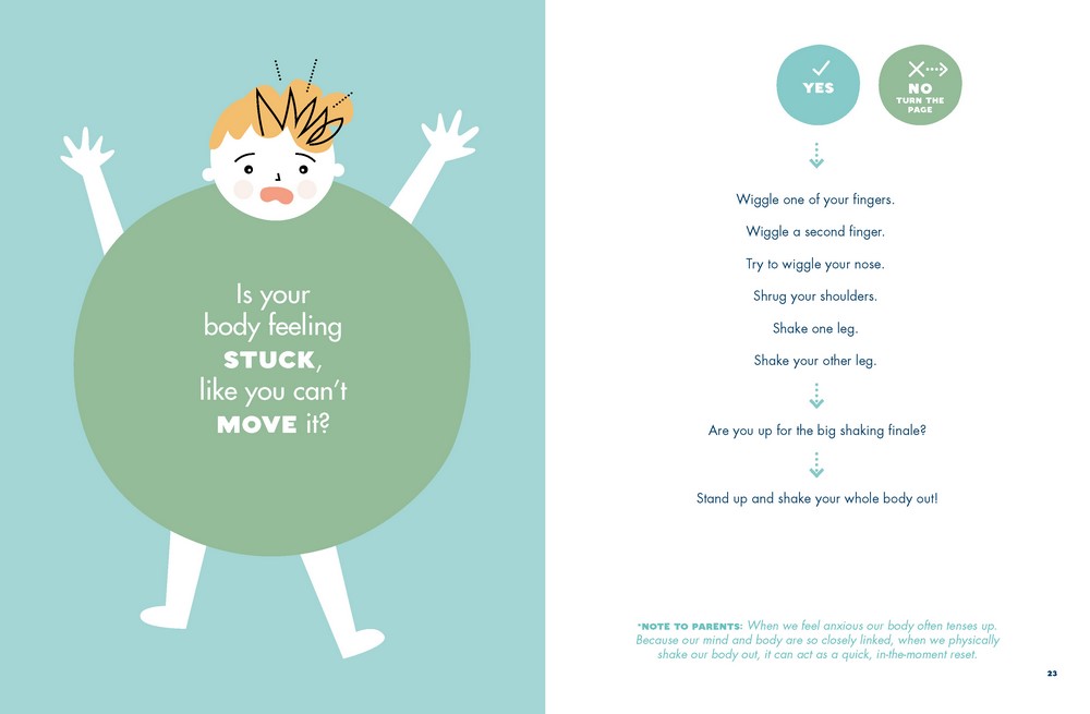 The Panic Button Book for Kids, Follow the arrows from anxiety to calm ...