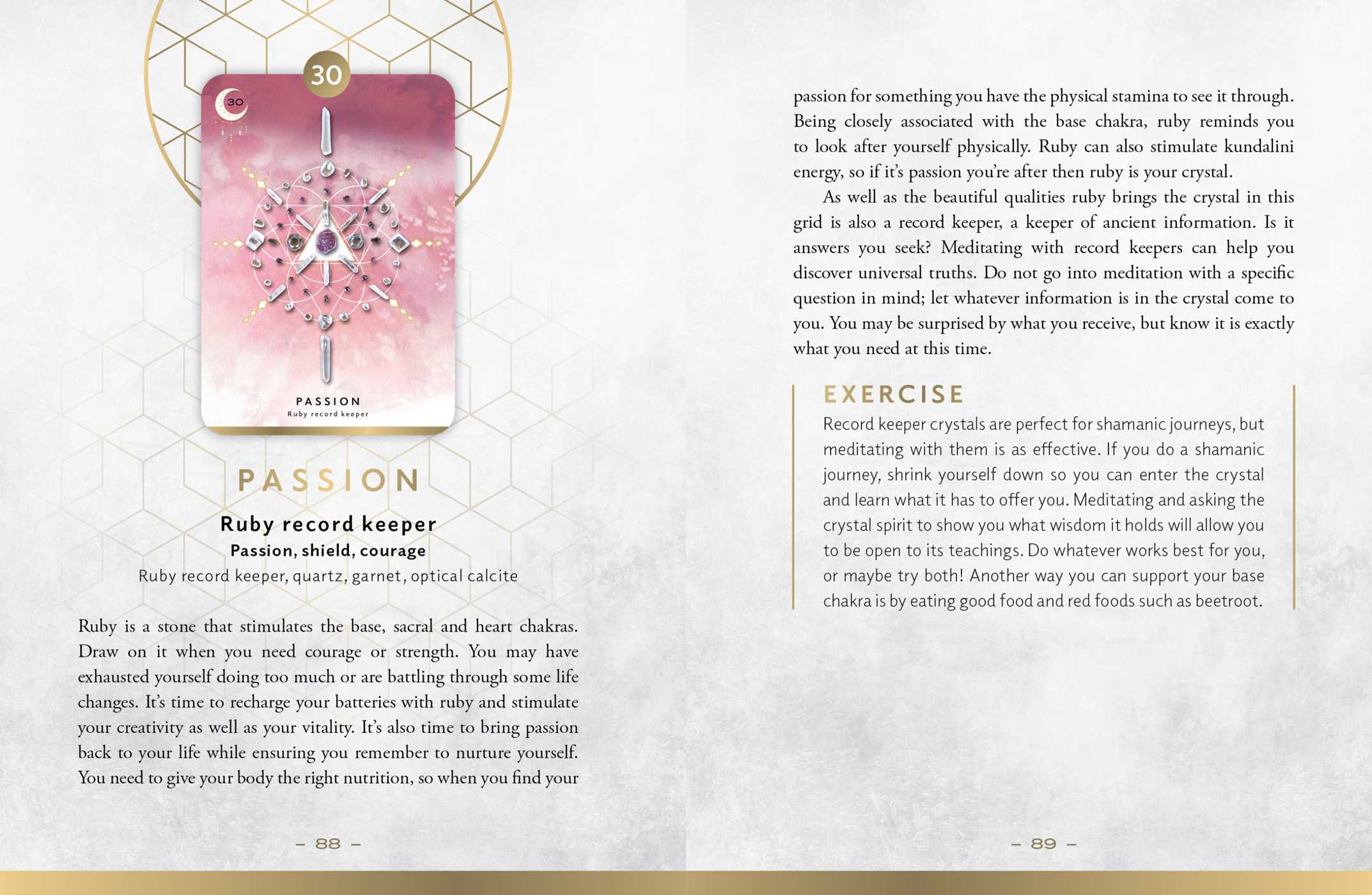 Crystal Grid Oracle - Deluxe Edition, (72 Gilded Cards and 176-Page ...