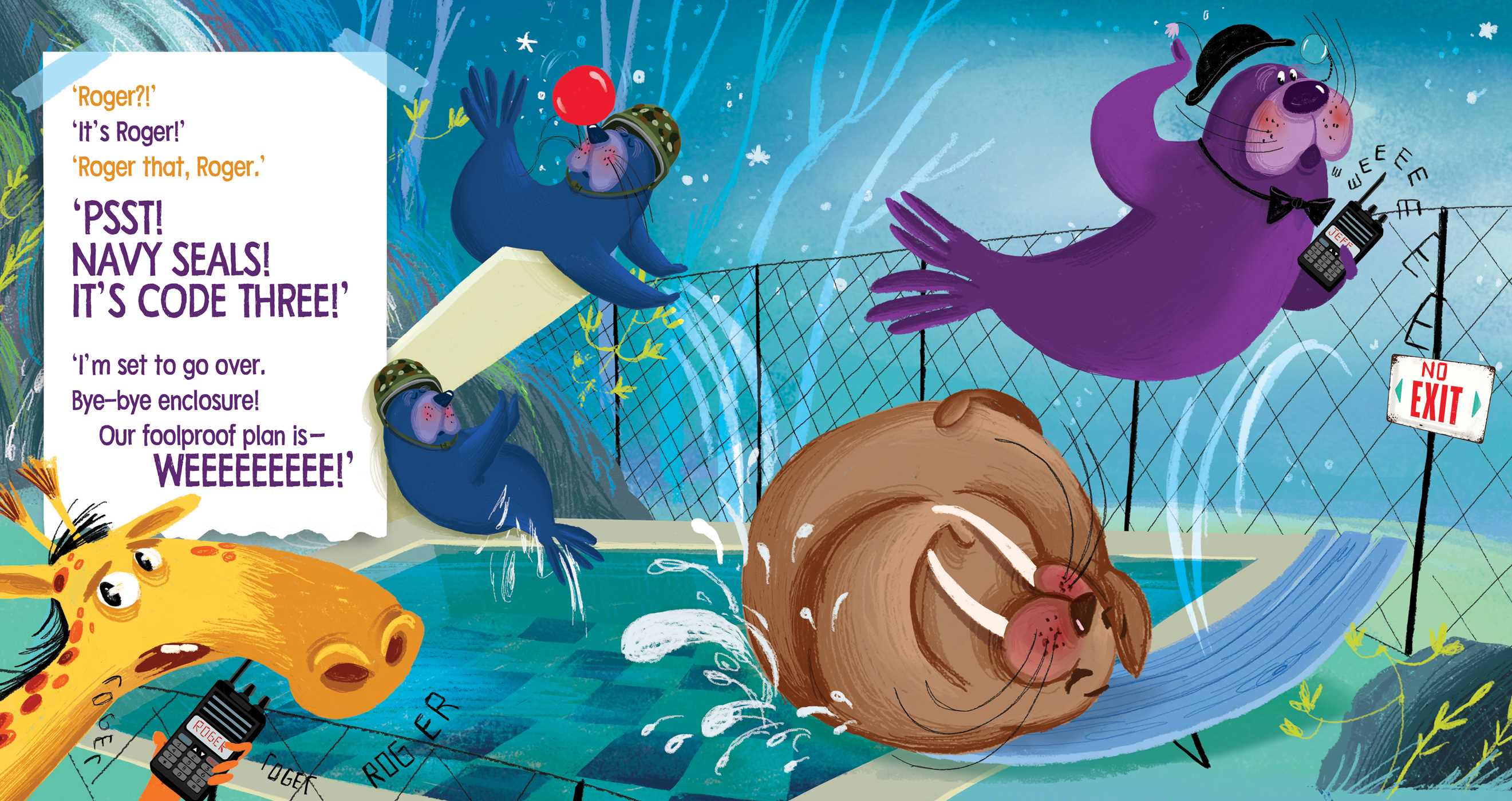 Jeff Giraffe - The Great Escape by Amelia McInerney | 9781922804655 ...