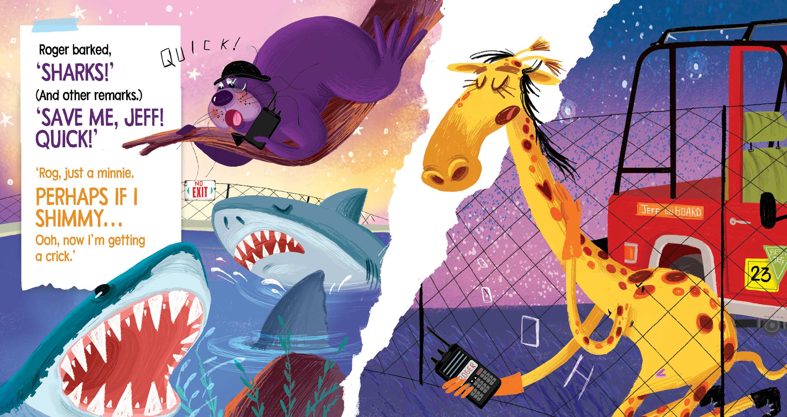 Jeff Giraffe - The Great Escape by Amelia McInerney | 9781922804655 ...