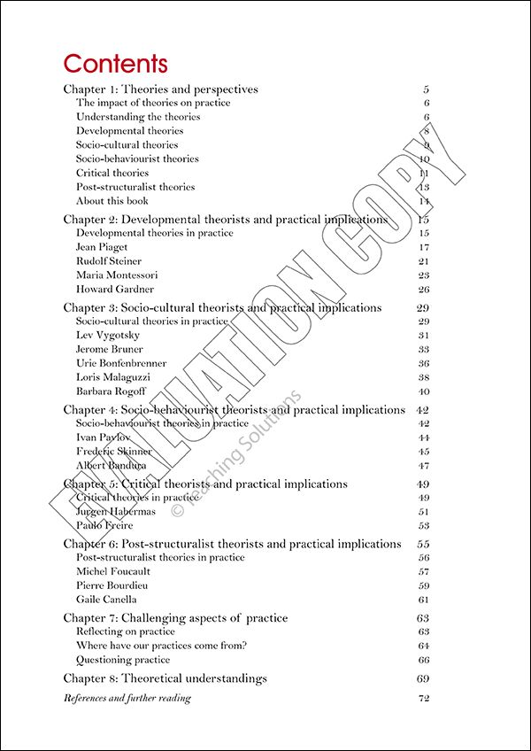 Theories into Practice, Understanding and rethinking our work with ...