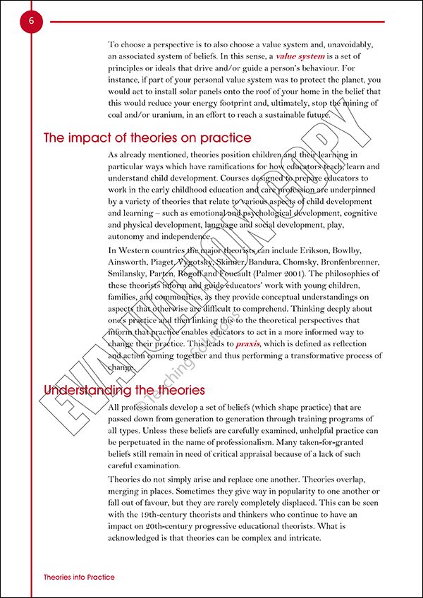 Theories into Practice, Understanding and rethinking our work with ...