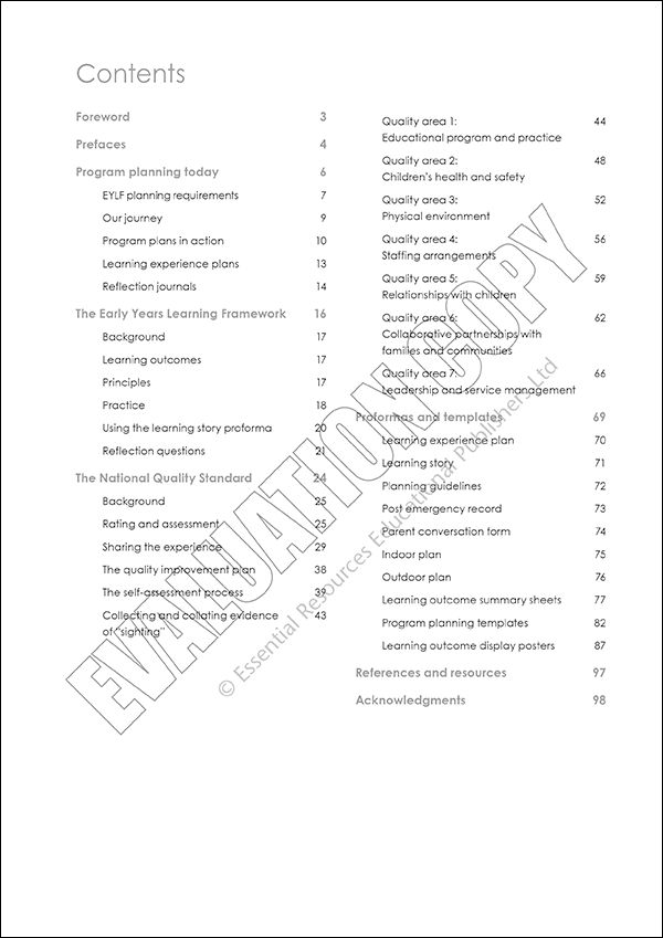 EYLF and NQS without Tears 3rd edition book, A step-by-step guide by ...