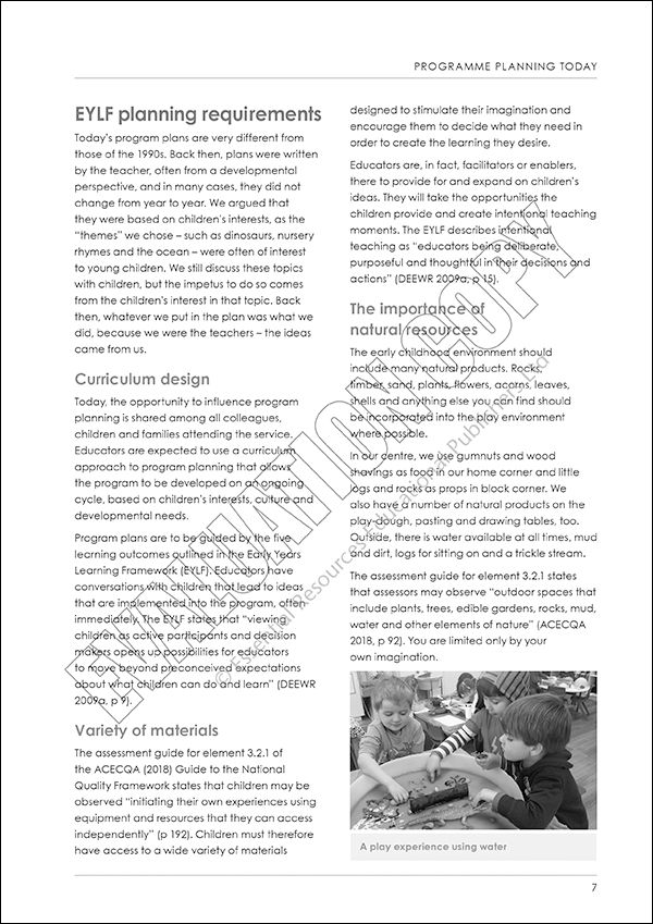 EYLF and NQS without Tears 3rd edition book, A step-by-step guide by ...