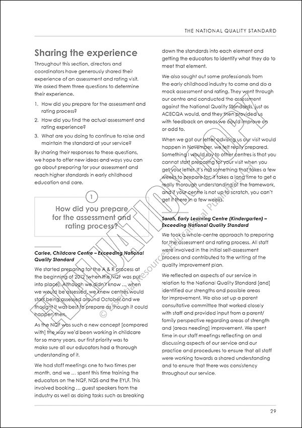 EYLF and NQS without Tears 3rd edition book, A step-by-step guide by ...