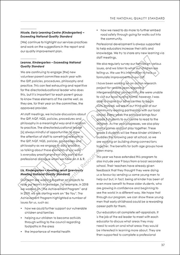 EYLF and NQS without Tears 3rd edition book, A step-by-step guide by ...