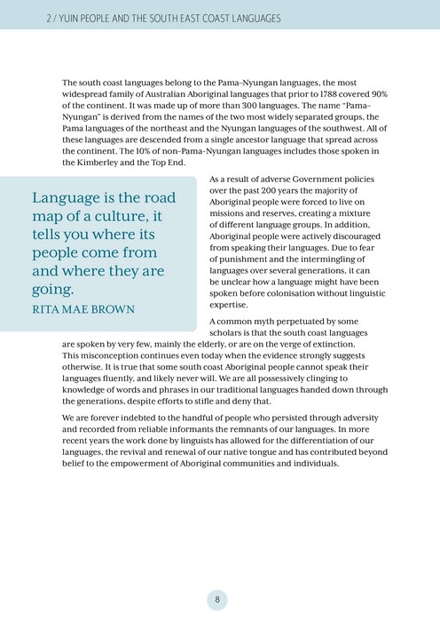 The Dhurga Dictionary and Learners Grammar, A south-east coast NSW ...
