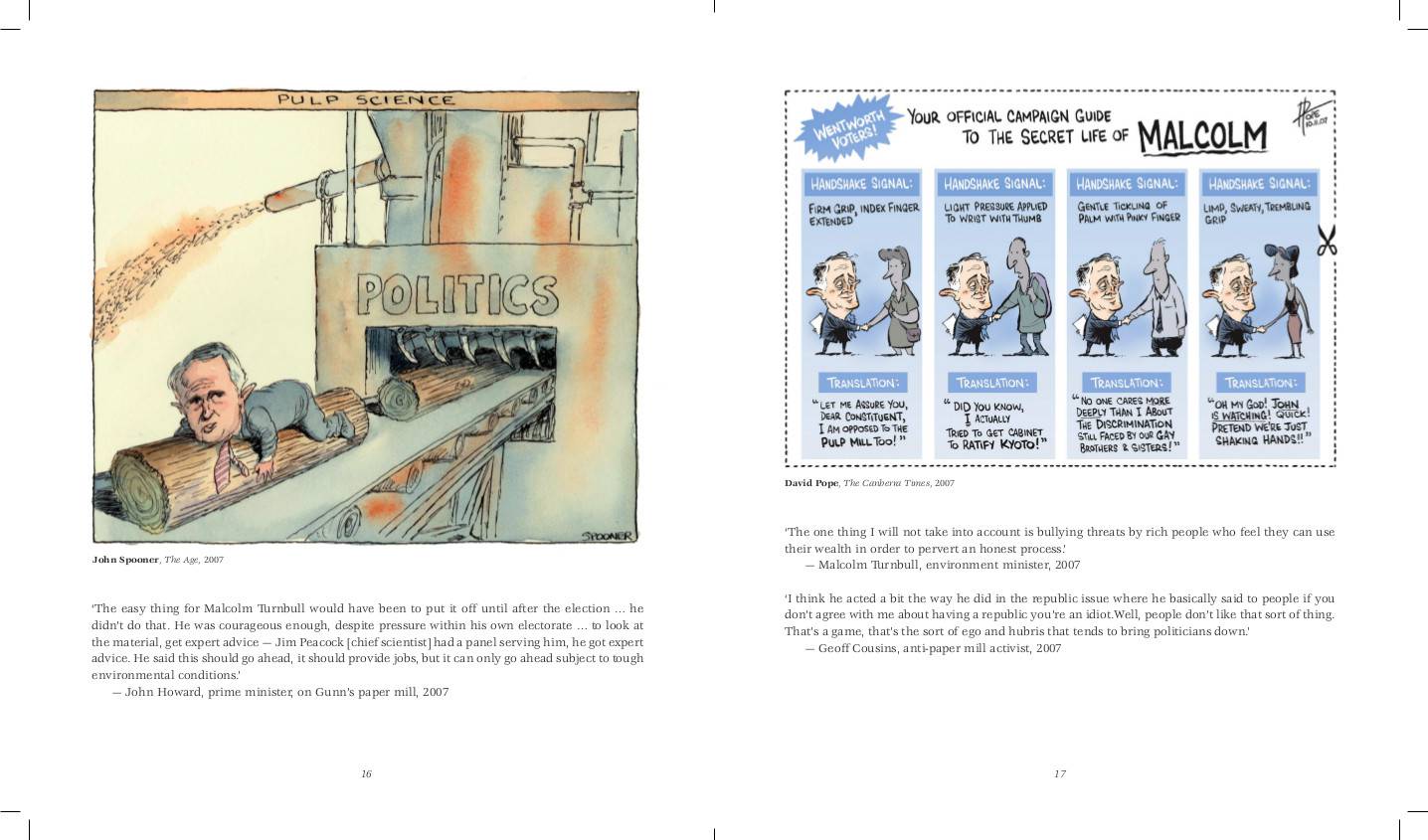 My Brilliant Career, Malcolm Turnbull: a Political Life, in Cartoons by ...