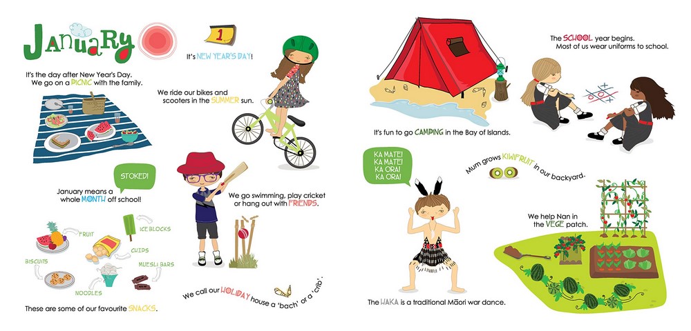 A Kiwi Year, Twelve Months in the Life of New Zealand's Kids by Tania ...
