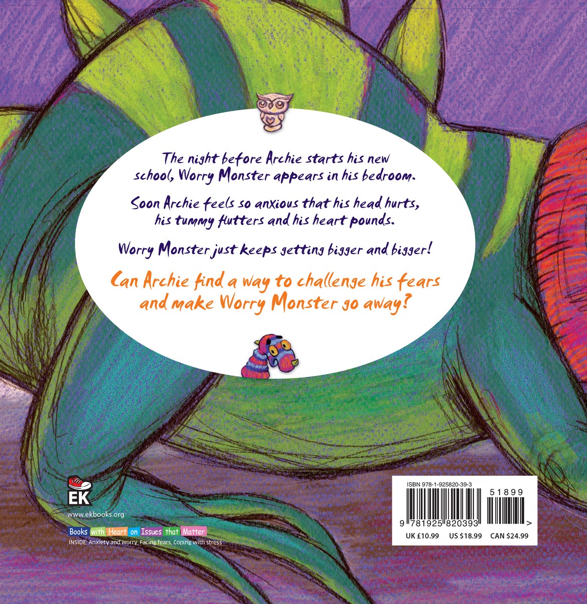 Go Away, Worry Monster! by Brooke Graham | 9781925820393 | Booktopia