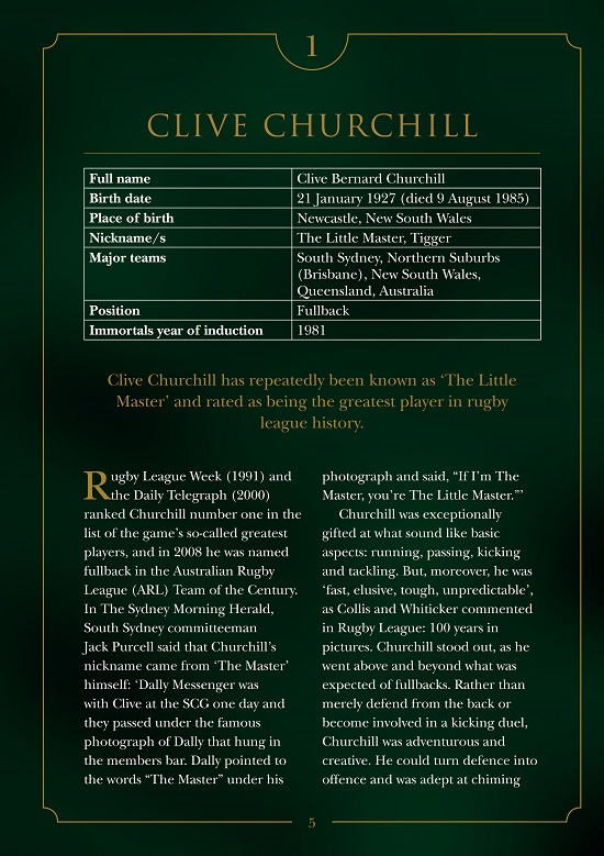 The Immortals of Australian Rugby League by Liam Hauser | 9781925946031 ...