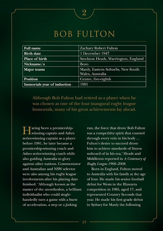 The Immortals of Australian Rugby League by Liam Hauser | 9781925946031 ...