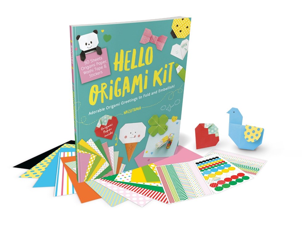 Hello Origami Kit, Adorable Origami Greetings to Fold and Embellish ...