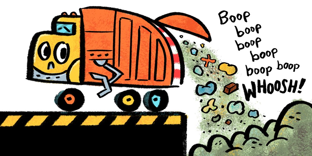 Vroom Vroom Garbage Truck by Asia Citro | 9781943147434 | Booktopia