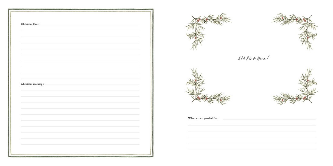 Our Christmas Story: A Modern Christmas Memory Book, Hardcover by Korie ...