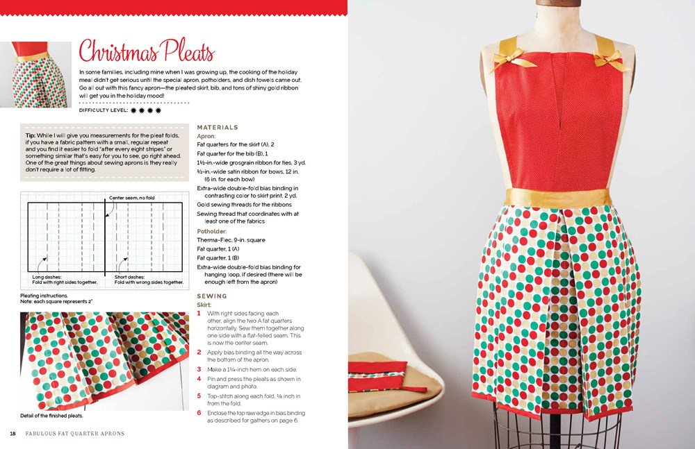 Fabulous Fat Quarter Aprons, Fun and Functional Retro Designs for Today ...