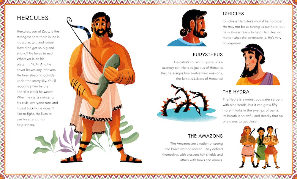 Hercules, Little Library of Greek Myths by Sonia Elisabetta Corvaglia ...