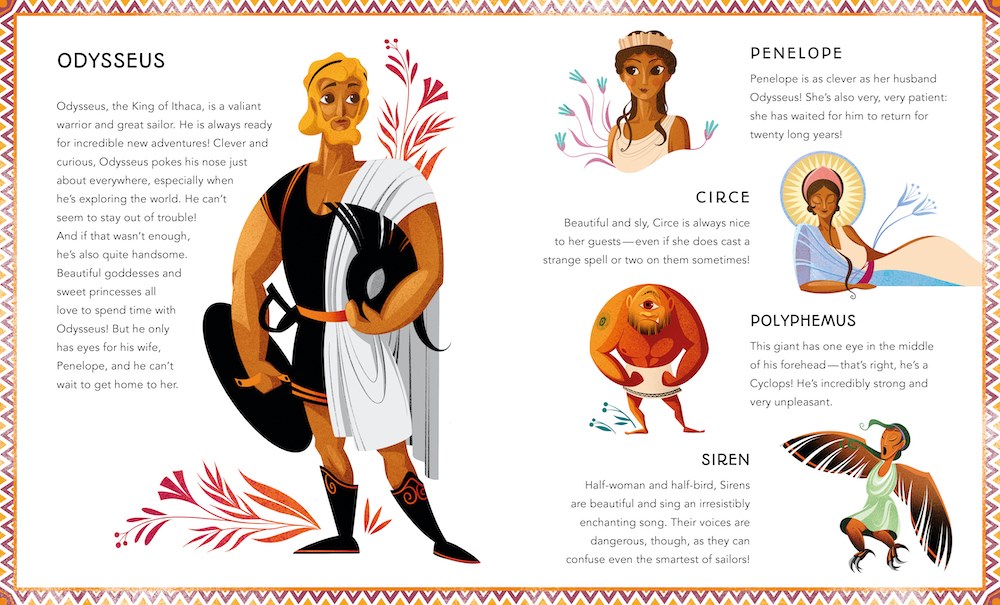 The Adventures of Odysseus, Little Library of Greek Myths by Sonia ...