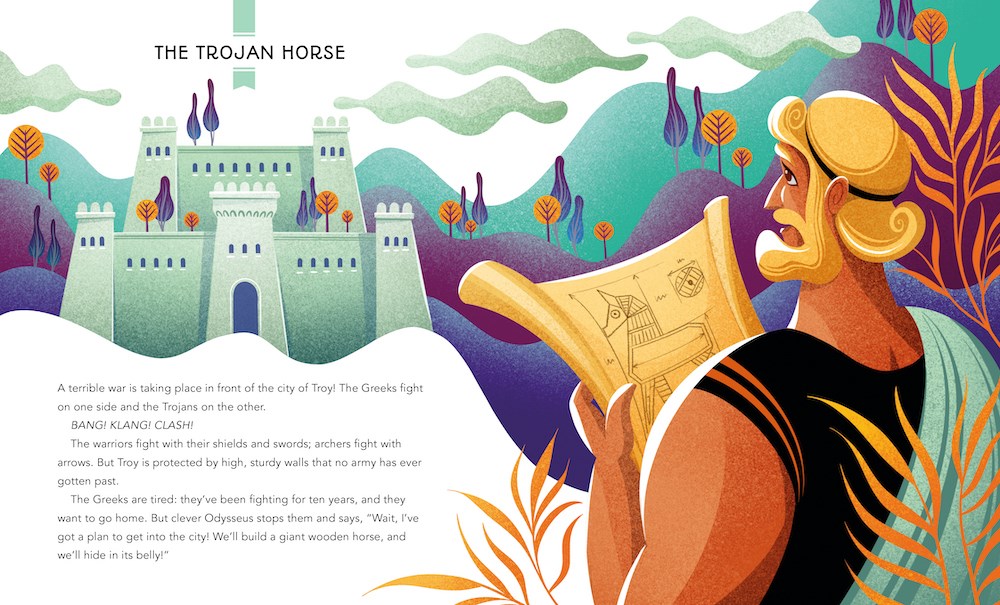 The Adventures of Odysseus, Little Library of Greek Myths by Sonia ...