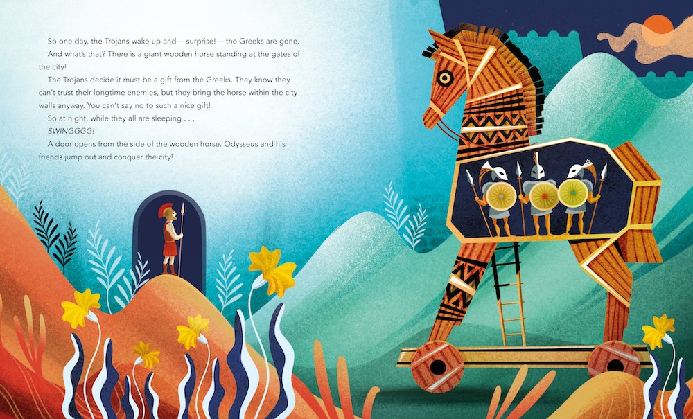 The Adventures of Odysseus, Little Library of Greek Myths by Sonia ...