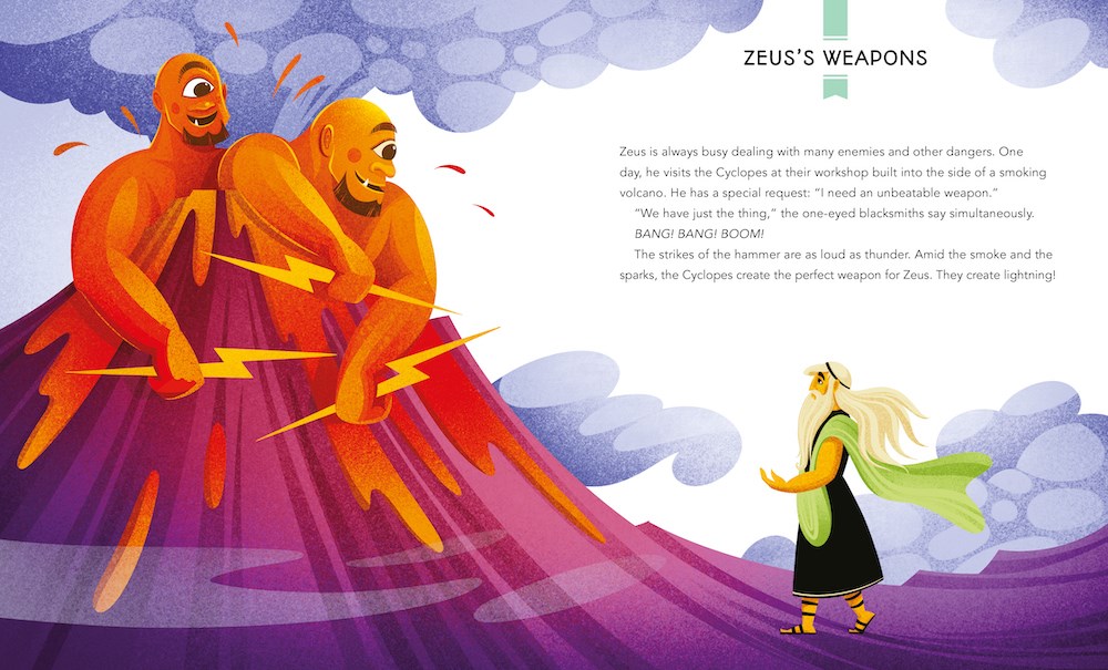 Zeus, Little Library of Greek Myths by Sonia Elisabetta Corvaglia ...