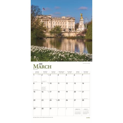 London - 2020 Wall Calendar by Browntrout Publishers | 9781975408336 ...