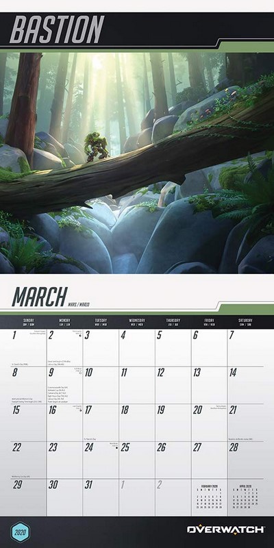 Overwatch - 2020 Wall Calendar by Browntrout Publishers | 9781975412050 ...