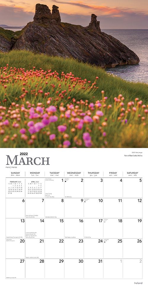 Ireland - 2022 Wall Calendar, 16-Month Calendar by Browntrout ...