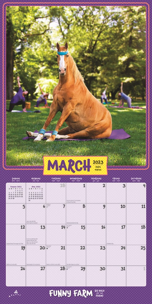 Avanti Funny Farm - 2023 Wall Calendar by Browntrout | 9781975449582 ...
