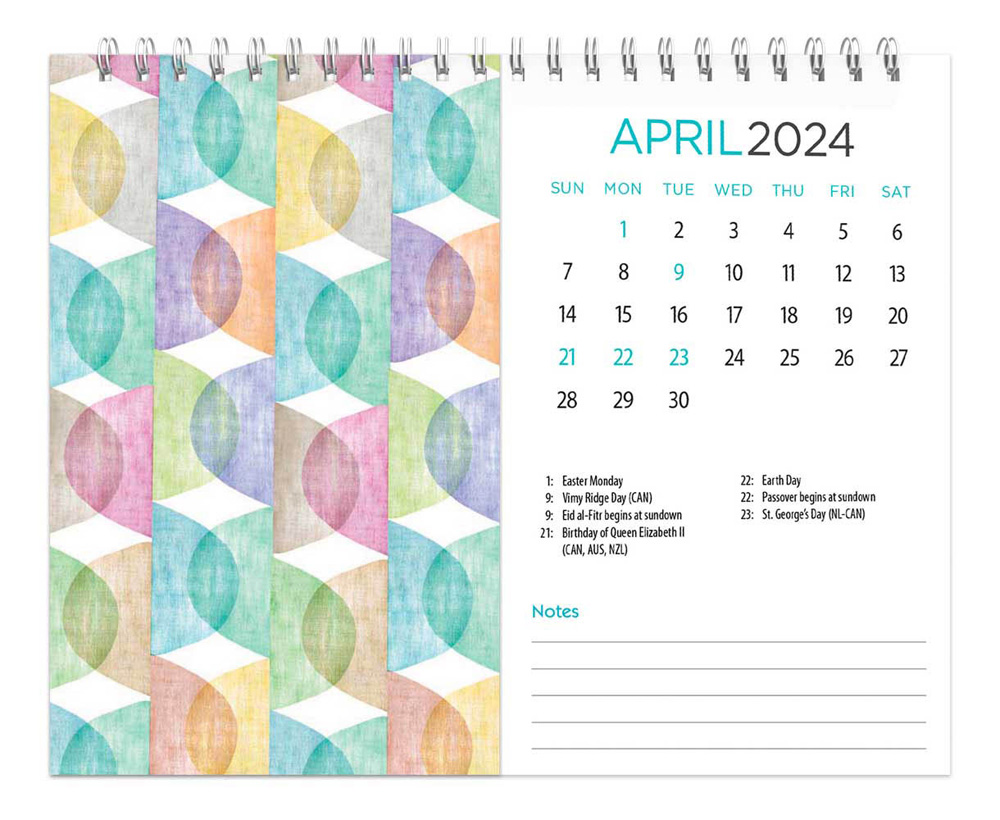 House of Turnowsky - 2024 Double-View Desk Easel Calendar by BrownTrout ...