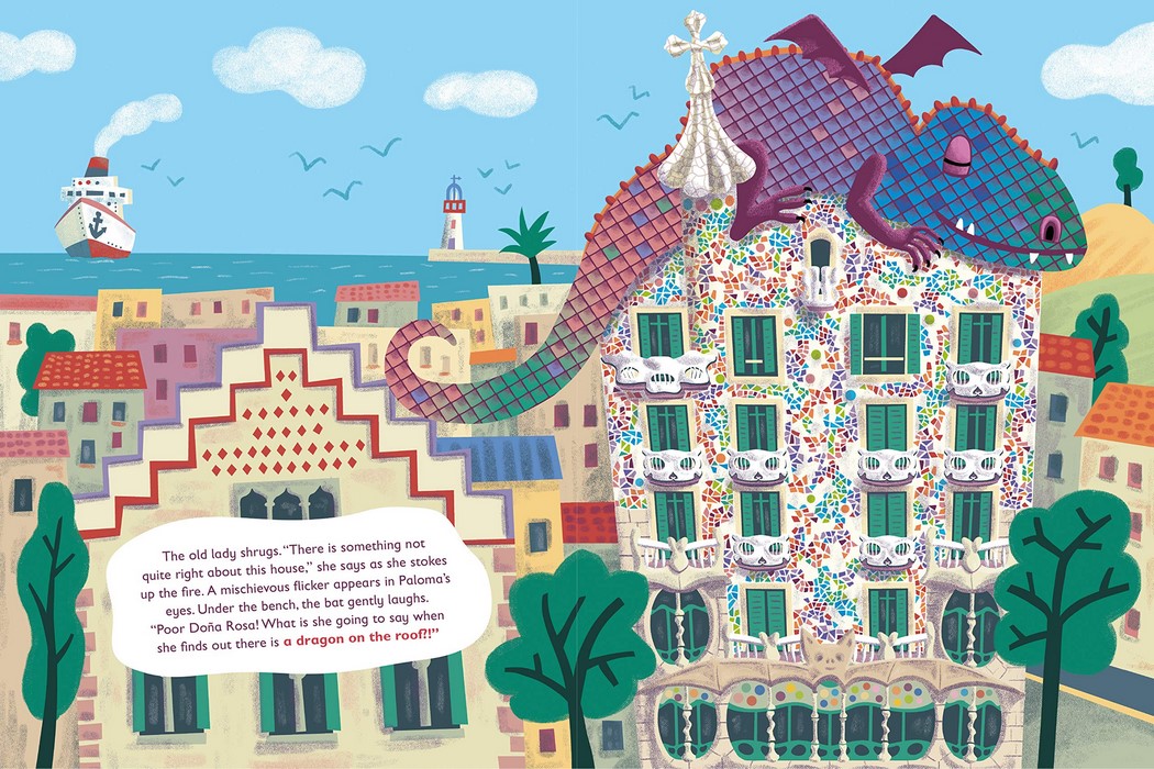 A Dragon on the Roof, Children's Book Inspired by Antoni Gaudi by ...