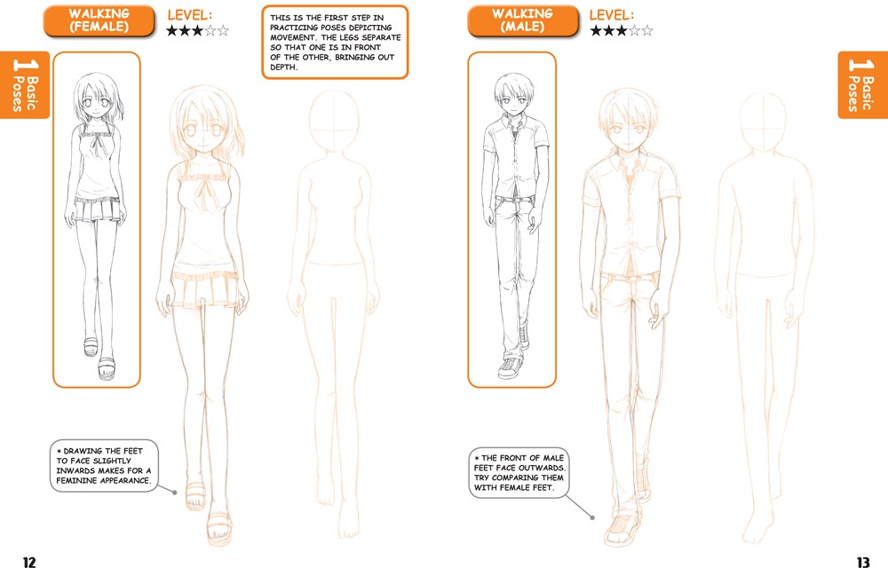 The Manga Artist's Handbook : Drawing Basic Characters, Easy 1-2-3 ...