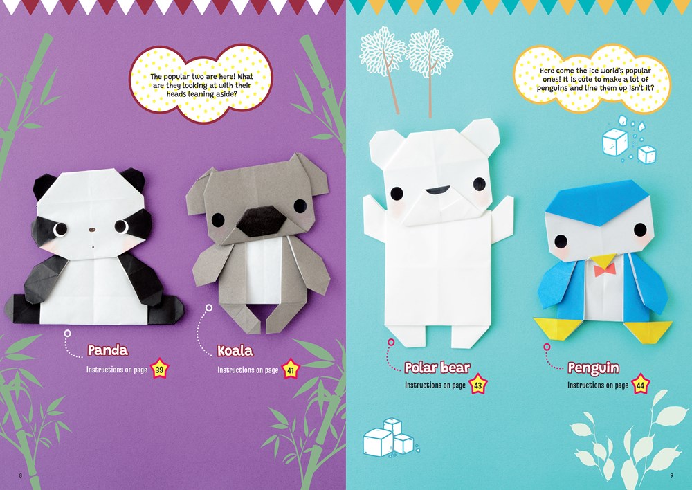 Easy Origami for Kids, Cute Paper Animals, Toys, Flowers and More! (40 ...