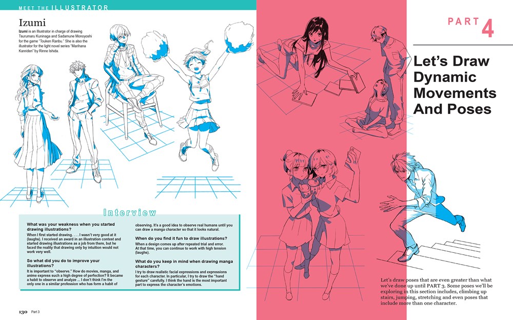 Draw Amazing Manga Characters, A Drawing Exercise Book for Beginners ...