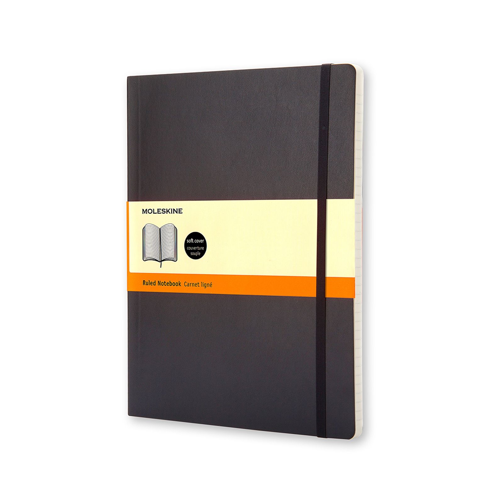 Moleskine Classic : Extra Large Notebook, Ruled, Black, Soft Cover by ...