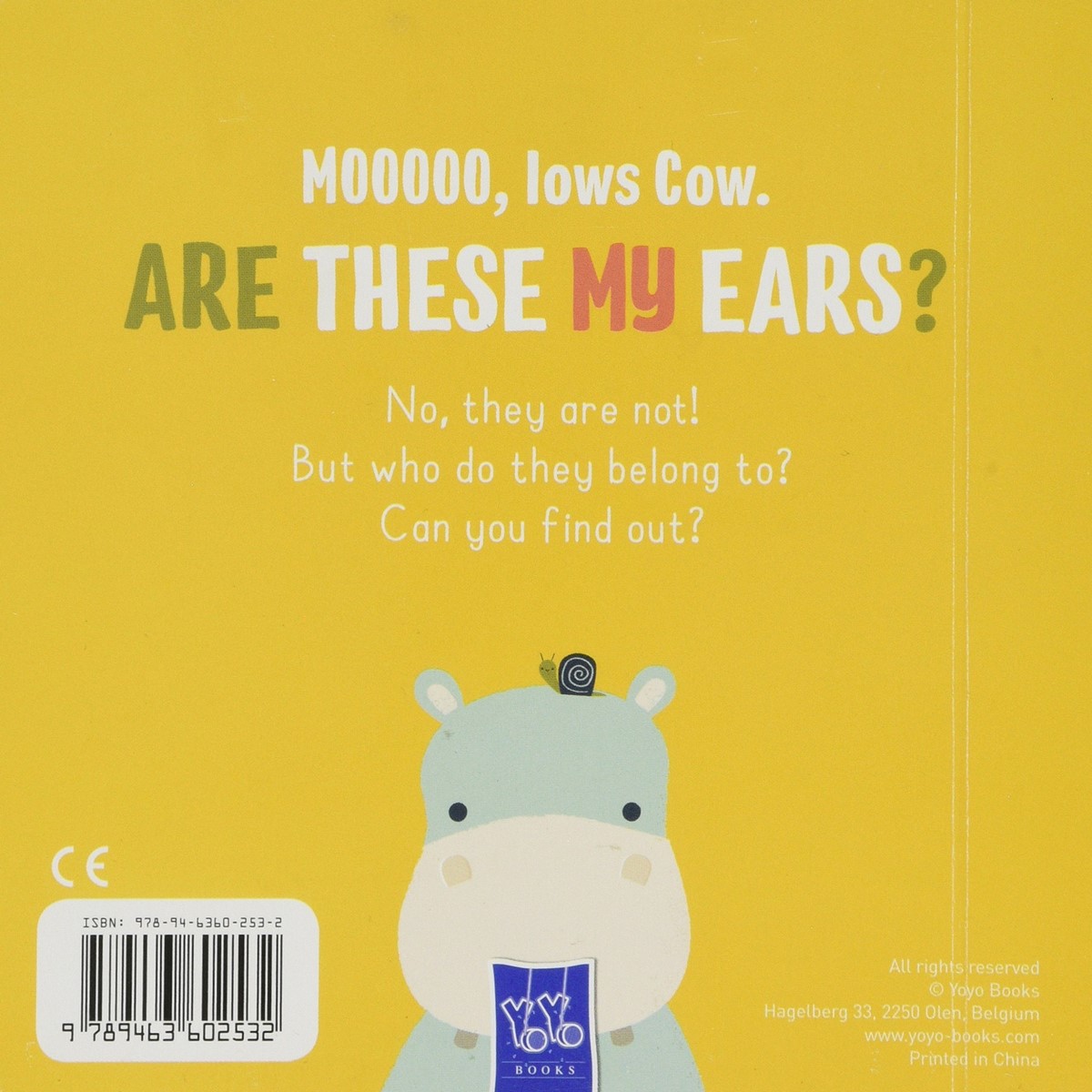 Are Those My Ears? - Cow by Yoyo Books | 9789463602532 | Booktopia