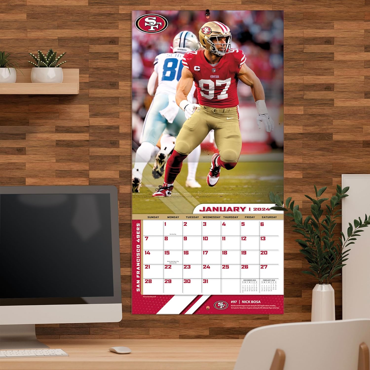 NFL Elite - 2024 Wall Calendar by Turner Sports | 9798350602067 | Booktopia