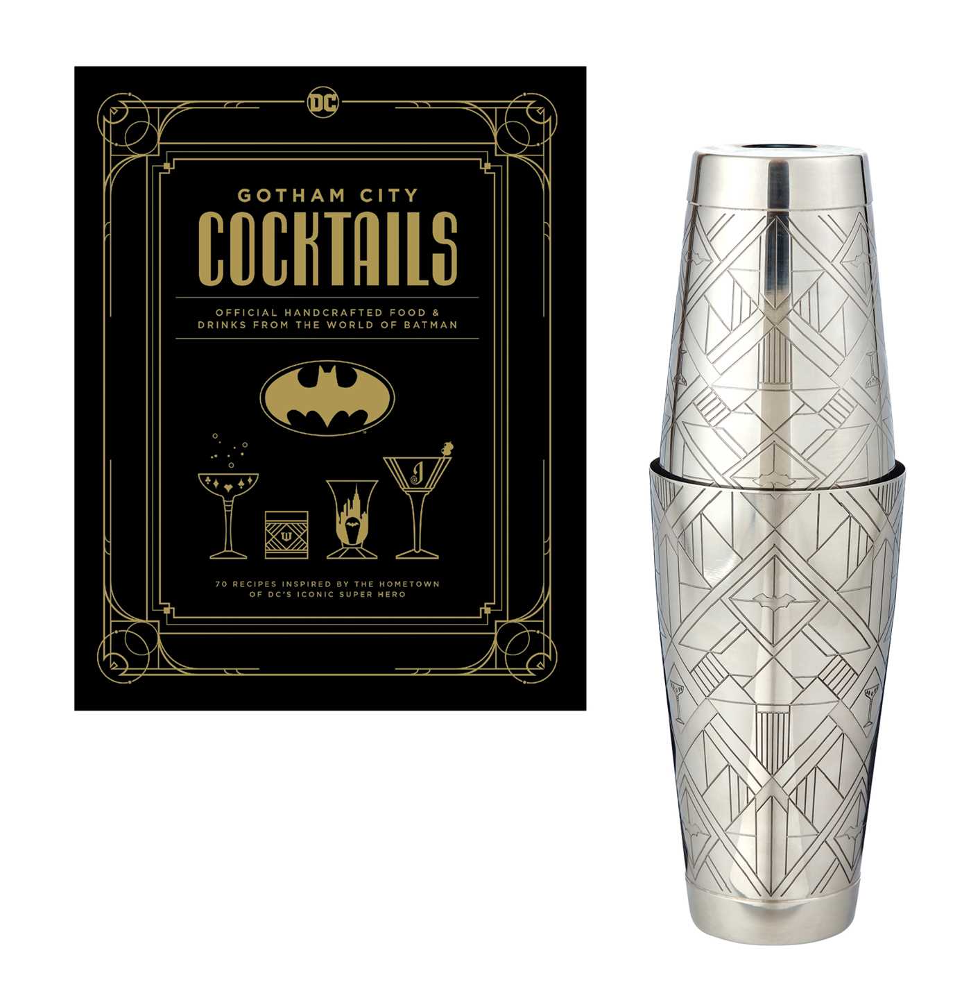 Gotham City Cocktails Gift Set, Official Handcrafted Food & Drinks From ...