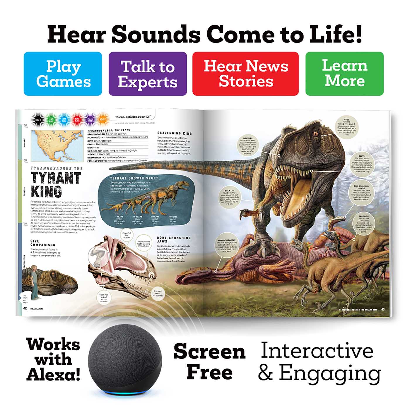 Discover: Dinosaurs (Ready Activated: A Readyland Alexa Interactive ...