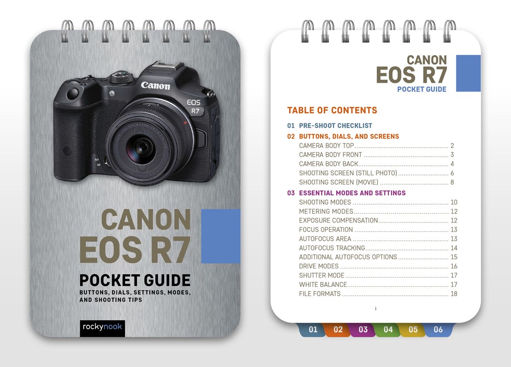 Canon EOS R7: Pocket Guide, Buttons, Dials, Settings, Modes, and Shooting Tips by Rocky Nook ...