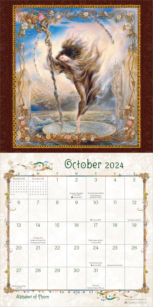 Women of Myth & Magic - 2024 Wall Calendar, By Kinuko Y. Craft by ...